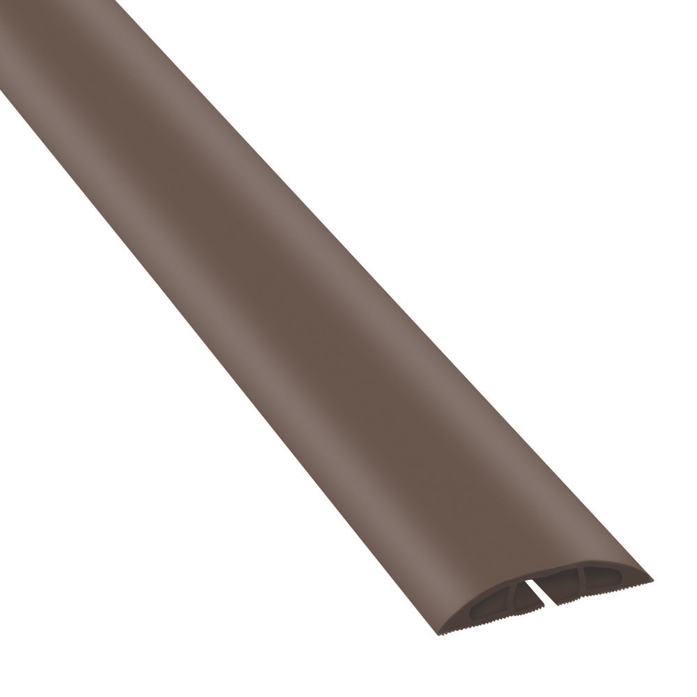 D-Line Cable Cover 4.5m Brown - Screwfix