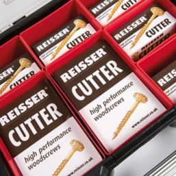 Reisser Cutter PZ Countersunk Screw Chunky Trade Case 1222 Pack - Screwfix