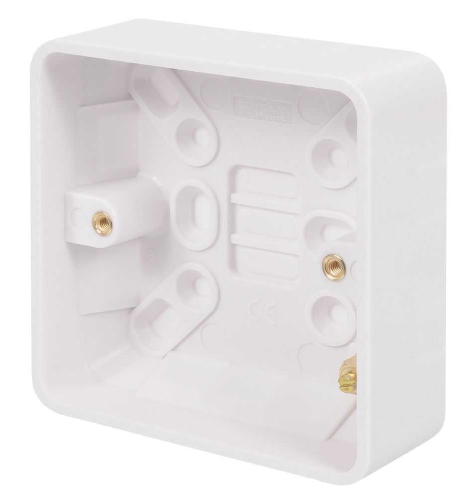 25 mm 1 Gang Back Boxes | Wiring Accessories | Screwfix.com