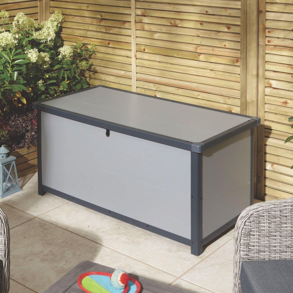 Rowlinson Airevale 342Ltr 4' x 2' (Nominal) Plastic Garden Storage Box ...
