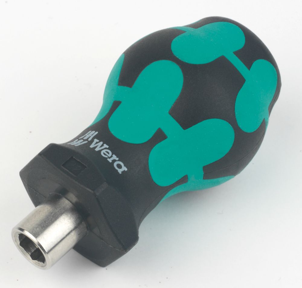 Wera 811/1 1/4" Hex Stubby Bit-Holding Handle - Screwfix