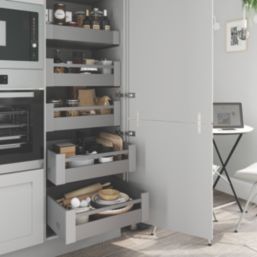 Essentials Soto Standard Drawer Box Matt Grey 600mm - Screwfix