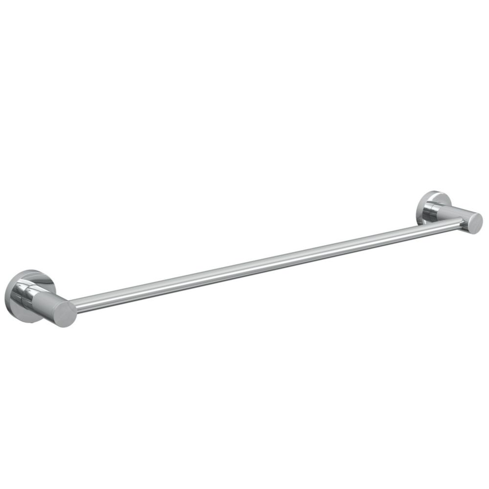 ETAL Single Towel Rail Stainless Steel 600mm x 80mm x 55mm - Screwfix