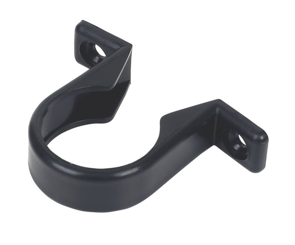 FloPlast Push-Fit Pipe Clips Black 32mm 10 Pack | Push Fit Waste ...