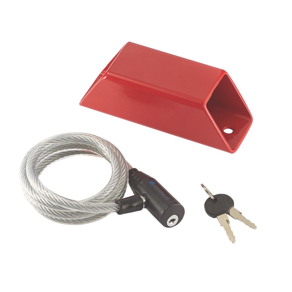 Mottez Wall Lock Anchor Red One Size 50mm - Screwfix