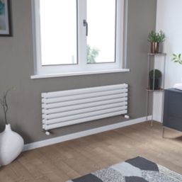 Ximax Fortuna Duplex 410mm x 1200mm 3034BTU White Horizontal Designer ...