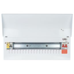 Lewden PRO 22-Module 18-Way Part-Populated Main Switch Consumer Unit ...