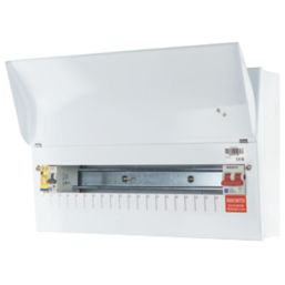 Lewden PRO 22-Module 18-Way Part-Populated Main Switch Consumer Unit ...