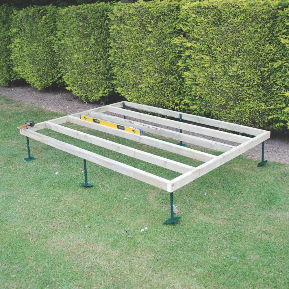 Shire 6' 6" x 5' Timber Shed Base - Screwfix