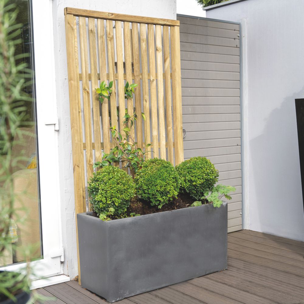 Forest Trellis Garden Screen 3' x 6' 4 Pack - Screwfix
