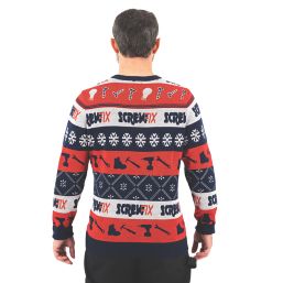 Site Screwfix Christmas Jumper Multi-Coloured Medium 42" Chest - Screwfix