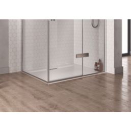 Mira Flight Level Rectangular Shower Tray Gloss White 1400mm x 760mm x ...
