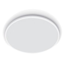 WiZ Aura RGB & White LED Wifi-Connected Rune Ceiling Lamp White 21W ...