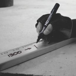 TRACER Thick Tip Black Permanent Marker - Screwfix