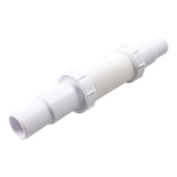 Flomasta Push-Fit Flexible Waste Pipe White 40mm x 330 - 570mm - Screwfix
