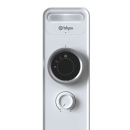 Blyss NY2513-24M 2500W Electric Portable Oil-Filled Radiator White ...