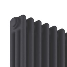 Acova 600mm x 1226mm 5403BTU Blue Night Horizontal 3 Column Radiator ...