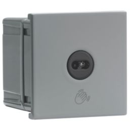 Knightsbridge Touchless 2.1A 1-Way Modular Light Switch Grey with Black ...