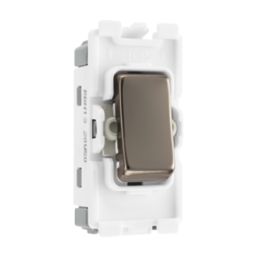 British General Nexus Grid 20A Grid Intermediate Switch Black Nickel ...