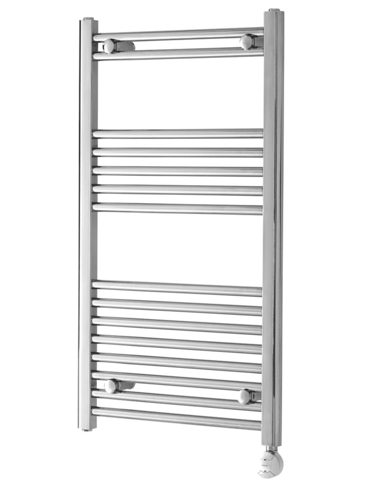Towelrads 900mm x 500mm 1365BTU Chrome Flat Electric Towel Radiator ...