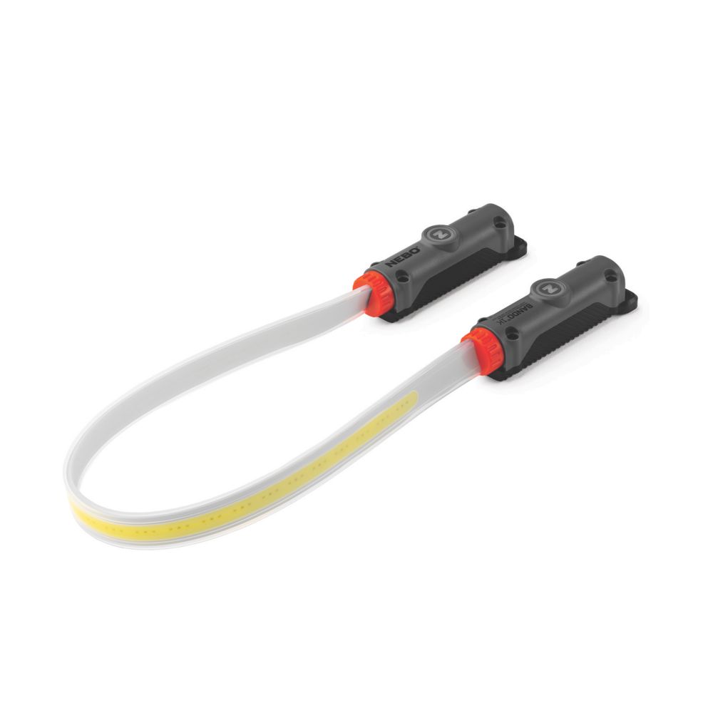 Nebo Bando 1K Rechargeable LED Worklight Storm Grey 1000lm - Screwfix