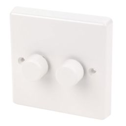 Varilight V-Pro 2-Gang Master Multi-Way LED Smart Dimmer Switch White ...