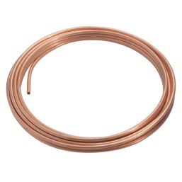 Wednesbury Microbore Copper Pipe Coil 10mm x 10m - Screwfix