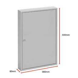 Sterling 50-Hook Key Cabinet Safe - Screwfix
