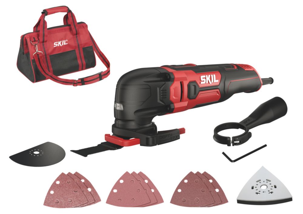 Skil MF1U1491DB 300W Electric Multi-Tool 220-240V - Screwfix