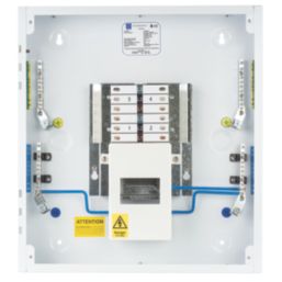 Lewden TPN 4-Way Non-Metered 3-Phase Type B Distribution Board - Screwfix