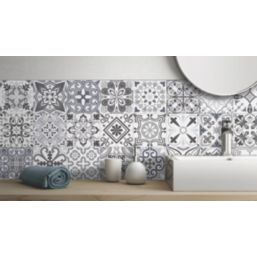 Homelux 9mm Straight Aluminium Tile Trim Pewter 2.5m - Screwfix