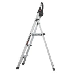 Little Giant Aluminium 1.5m 3 Step Platform Step Ladder With Handrail ...