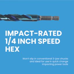 Spyder Stinger Hex Shank Metal Drill Bits 10 Piece Set - Screwfix