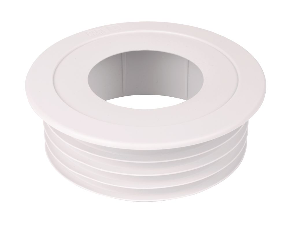 PipeSnug All-in-One White Collar & Seal - Screwfix