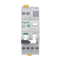 Schneider Electric EZ9TDA7632 32A 30mA 2P+E Type B AFDD RCBO - Screwfix
