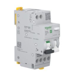 Schneider Electric Easy9 32A 30mA Type AC 2P+E B Curve AFDD RCBO - Screwfix