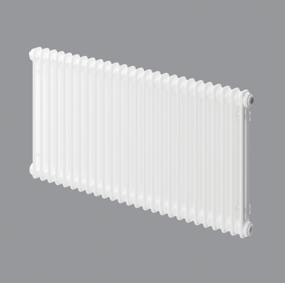 DeLonghi 600mm x 1222mm 3975BTU Traffic White Horizontal 2 Column ...