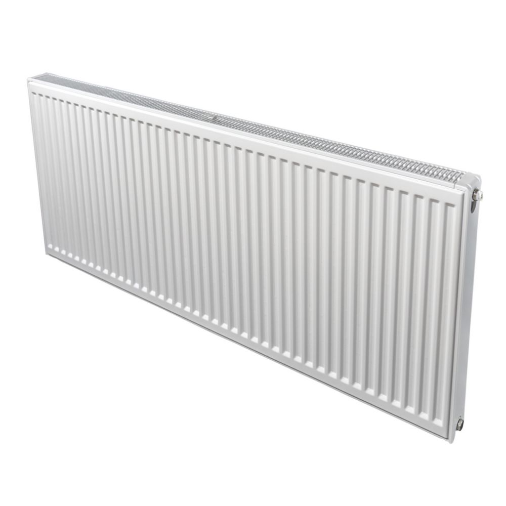 Stelrad 600mm x 1400mm 6009BTU White Type 21 Convector Radiator - Screwfix