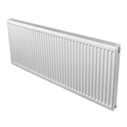 Stelrad 600mm x 1400mm 6009BTU White Type 21 Convector Radiator - Screwfix