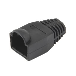 Labgear RJ45 PVC Boots 8mm Black 5 Pack - Screwfix