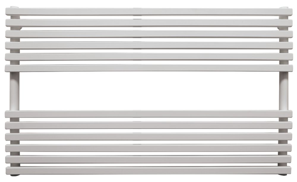Towelrads 600mm x 1000mm 2293BTU White Flat Designer Towel Radiator ...