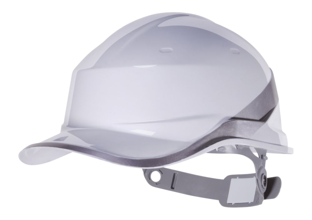 Delta Plus Diamond V Reversible Safety Helmet White | Hard Hats ...
