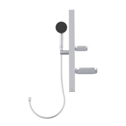 Ideal Standard Alu+ Shower Kit Silver - Screwfix