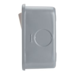 Contactum 13A 1-Gang DP Switched Metal Clad Socket with White Inserts ...