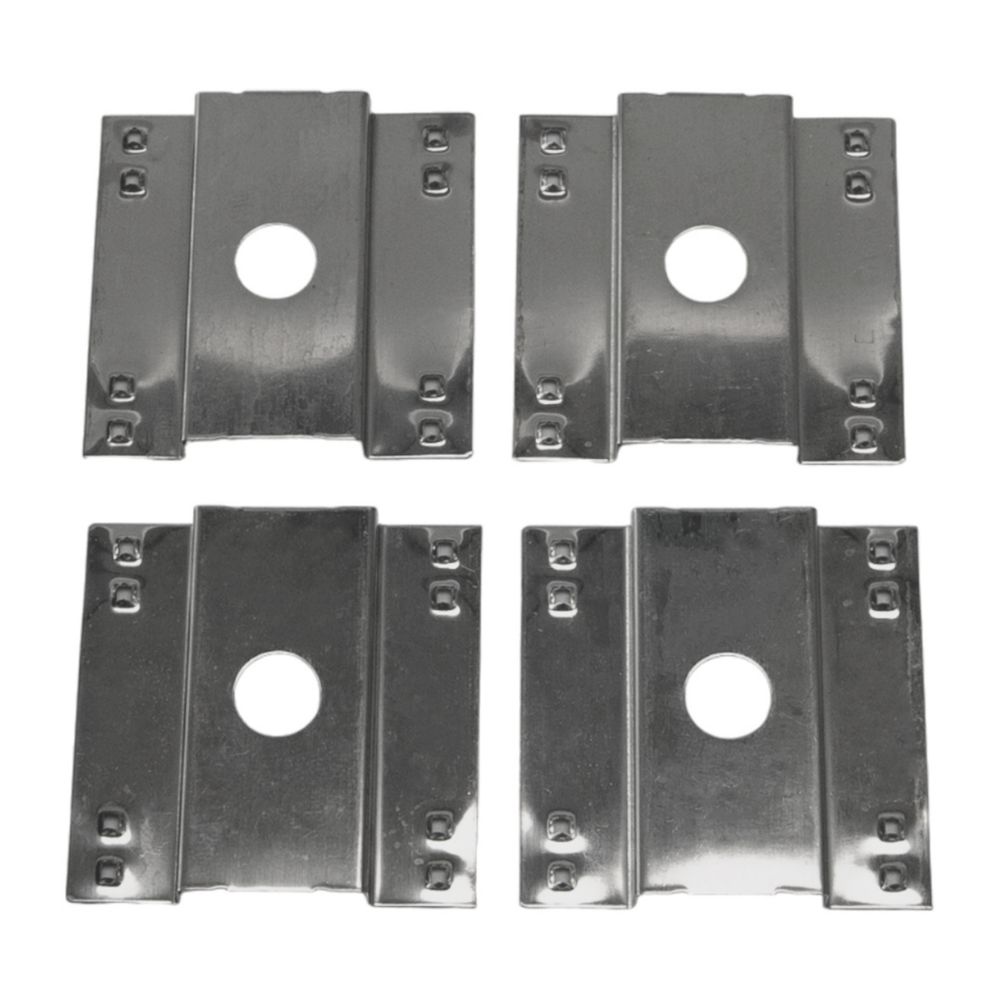 V-TAC Earthing Plates for PV Solar Panels 6 Pack - Screwfix