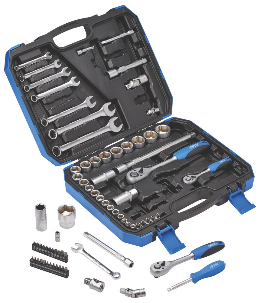 Draper Mixed Drive Metric Tool Kit 75 Pieces - Screwfix