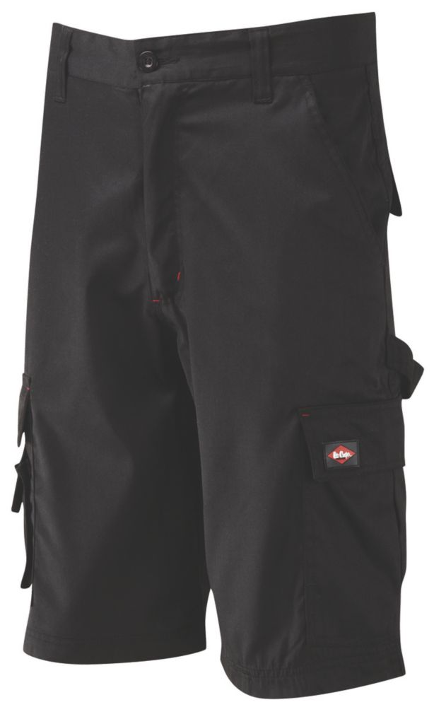 Lee Cooper LCSHO806 Cargo Shorts Black 42" W - Screwfix
