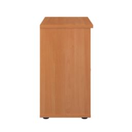 TC Group 1-Shelf Bookcase Beech 800mm x 730mm - Screwfix