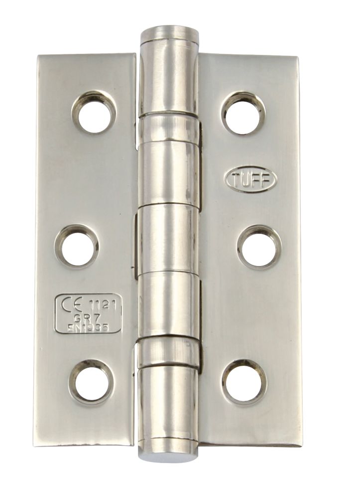 Hafele Satin Stainless Steel Grade 7 Fire Rated Butt Hinges 76mm x 51mm ...