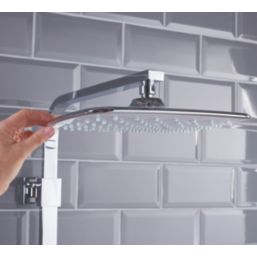 Bristan Craze Rear-Fed Exposed Chrome Thermostatic Bar Mixer Shower ...